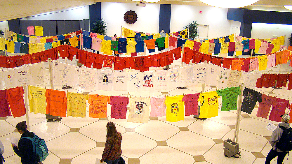 UNC Greensboro’s Annual Clothesline Project – THE CAROLINIAN